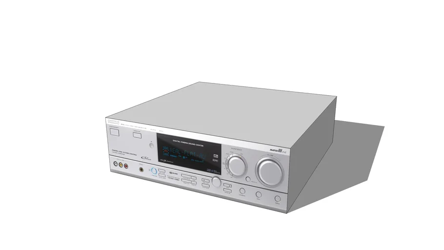 PHILIPS FR996 Digital AudioVideo Surround Receiver | 3D Warehouse