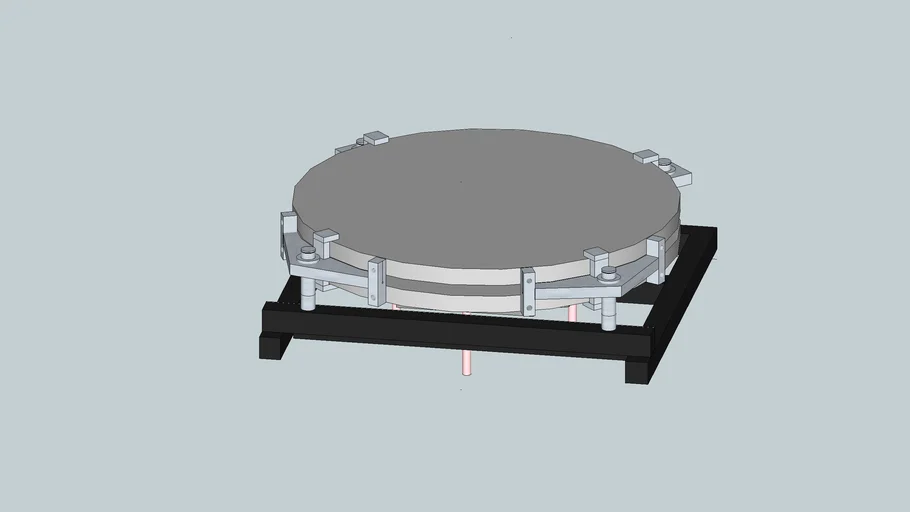 Hubble 16 floatation cell with 45 Deg edge support | 3D Warehouse