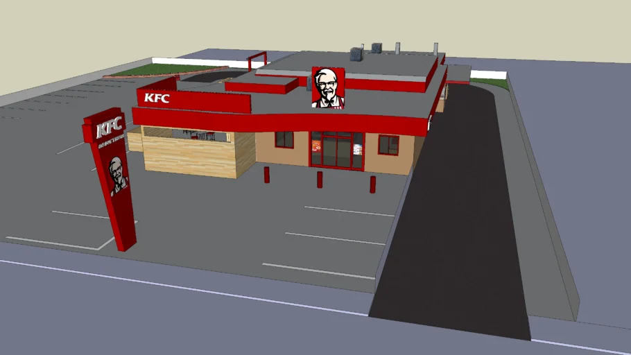 KFC Resturant | 3D Warehouse