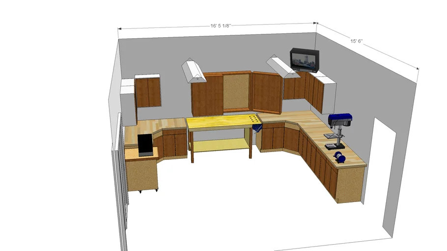 My Woodworking Shop | 3D Warehouse
