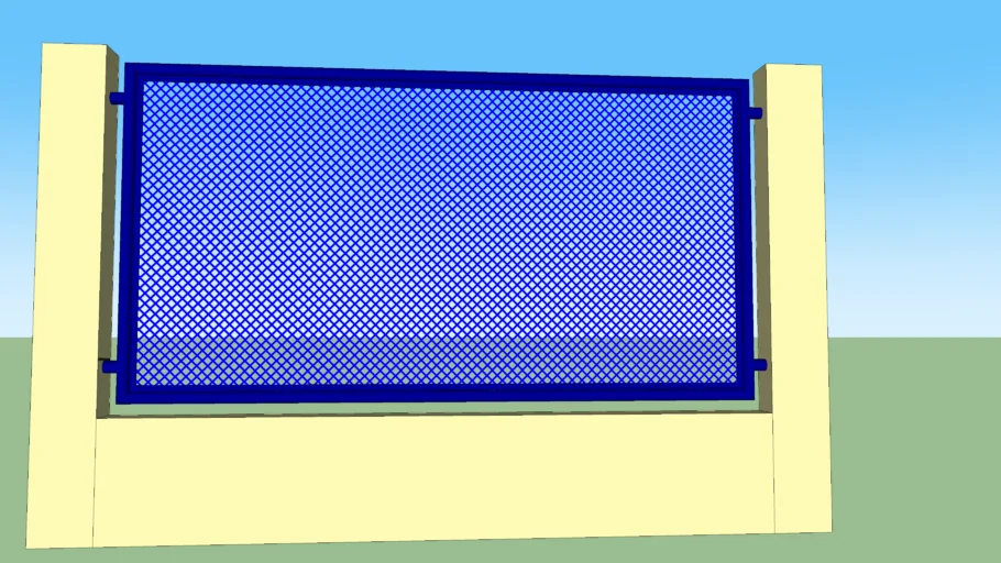 CYCLONE FENCE | 3D Warehouse