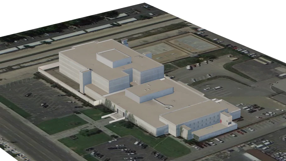 CDC Building in San Bernardino, CA, USA | 3D Warehouse