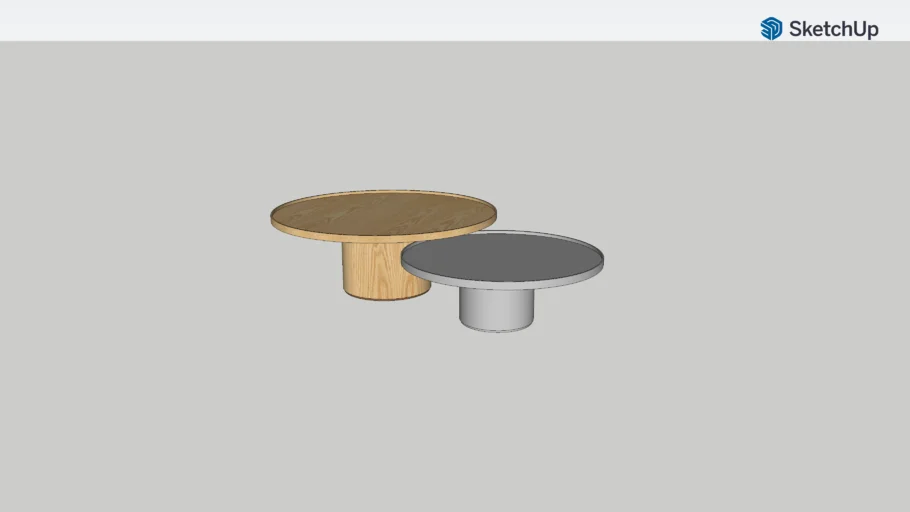 Mesa de Centro Button | 3D Warehouse