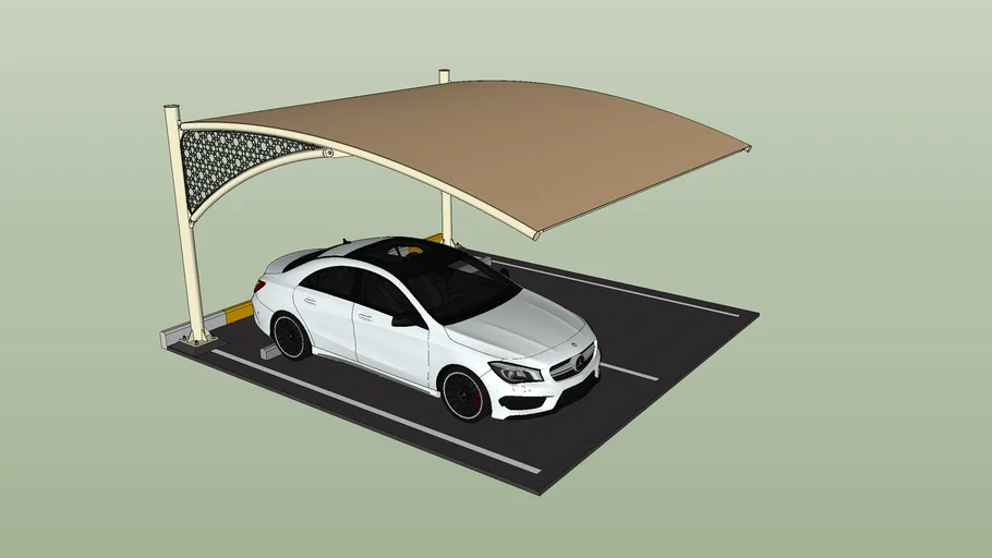 CNC Car Parking Shade, Cnc Pattern Car Parking Shade, Car Parking Shade ...
