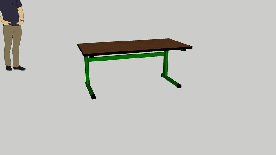School bench | 3D Warehouse