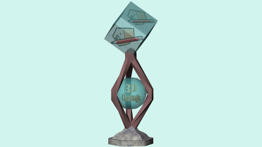 Sketchup 3D Challenge trophy | 3D Warehouse