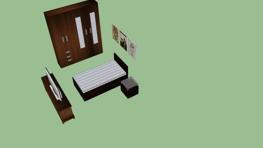 QUARTO SOLTEIRO JOVEM | 3D Warehouse