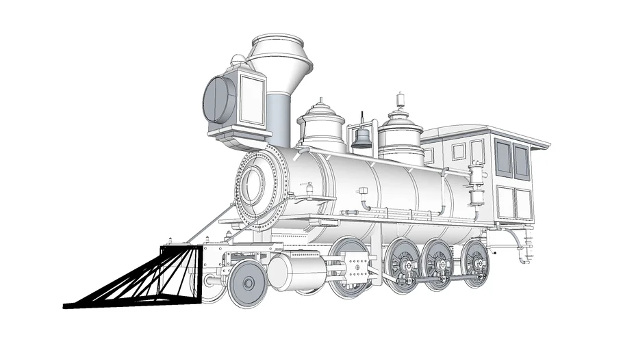 steam train | 3D Warehouse