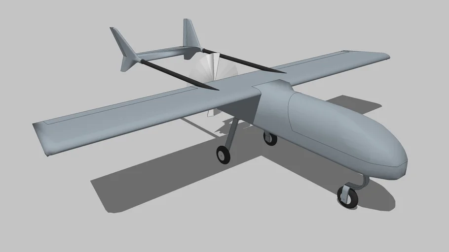 Mugin 3M v3 H-Tail UAV Airframe APPROXIMATION] | 3D Warehouse