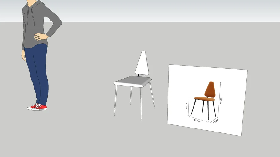 triangle chair | 3D Warehouse