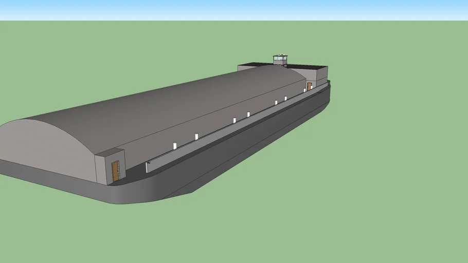 tanker barge | 3D Warehouse