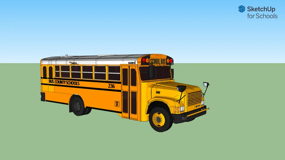 1991 Ward International WCL Bus 236 | 3D Warehouse