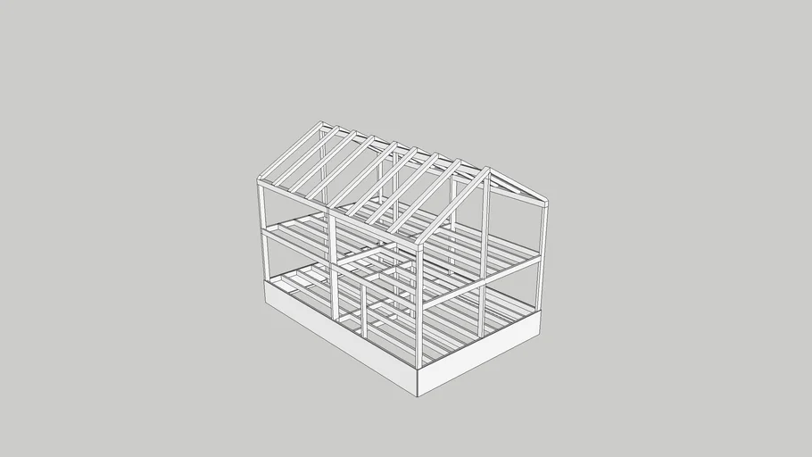Basic House Framing | 3D Warehouse