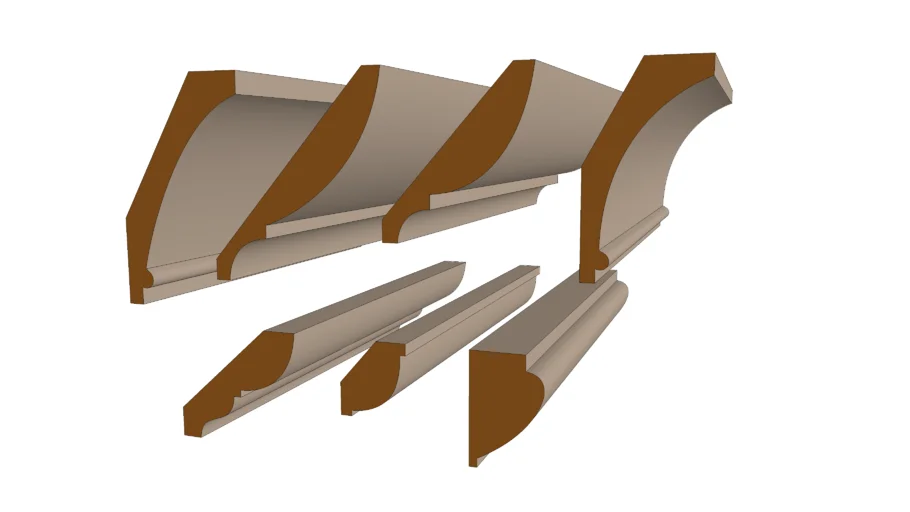 CROWN MOULDINGS | 3D Warehouse