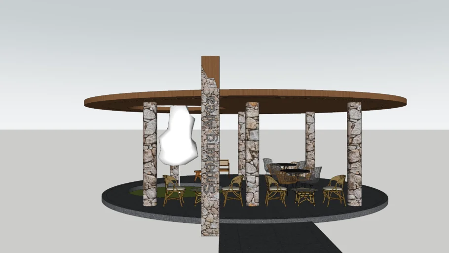 smoking area | 3D Warehouse
