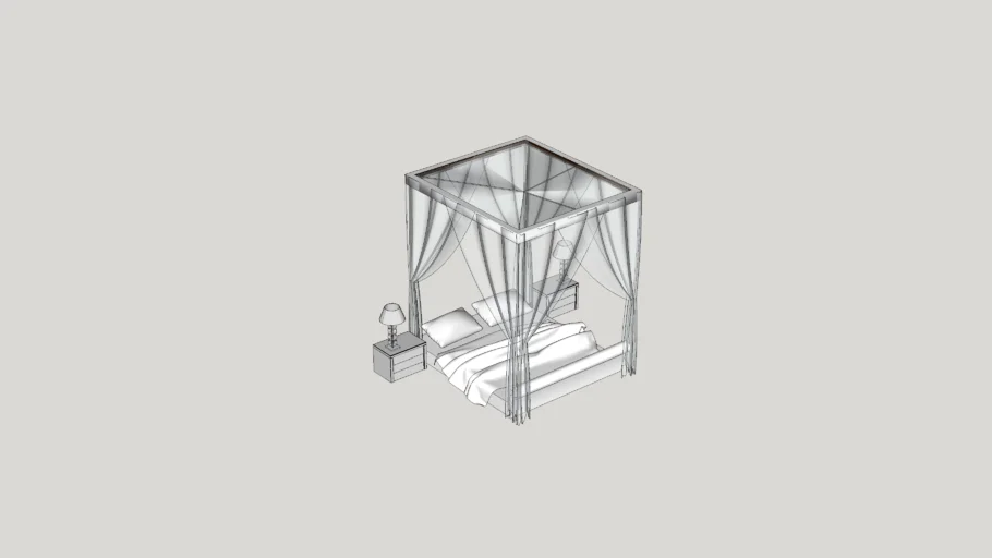 Canopy Bed | 3D Warehouse