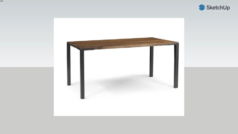 MESA MADISON LIGHT MADEIRA 1,60 | 3D Warehouse