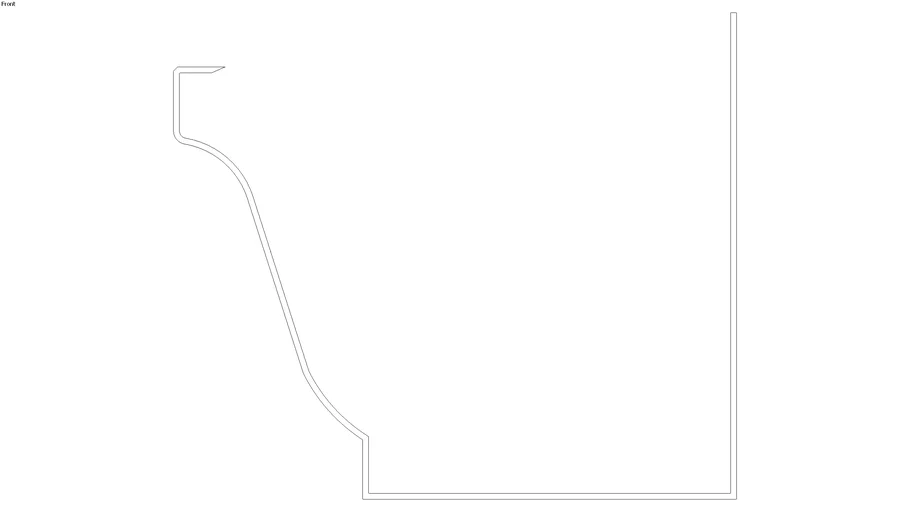 Marian CAD - Gutter Profile | 3D Warehouse