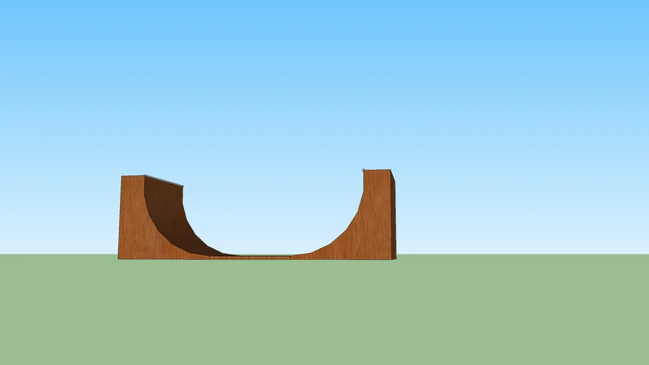Wooden Halfpipe | 3D Warehouse