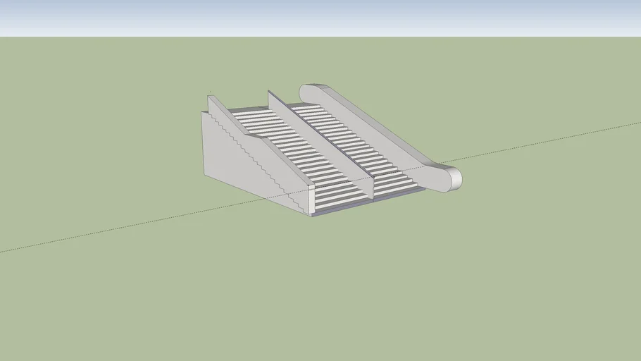 Snowboard Stair Set | 3D Warehouse