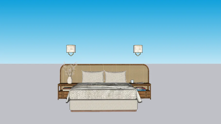 Wicker bed | 3D Warehouse