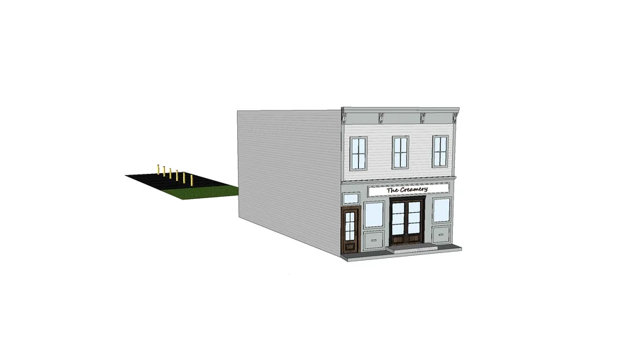 historic storefront facade | 3D Warehouse