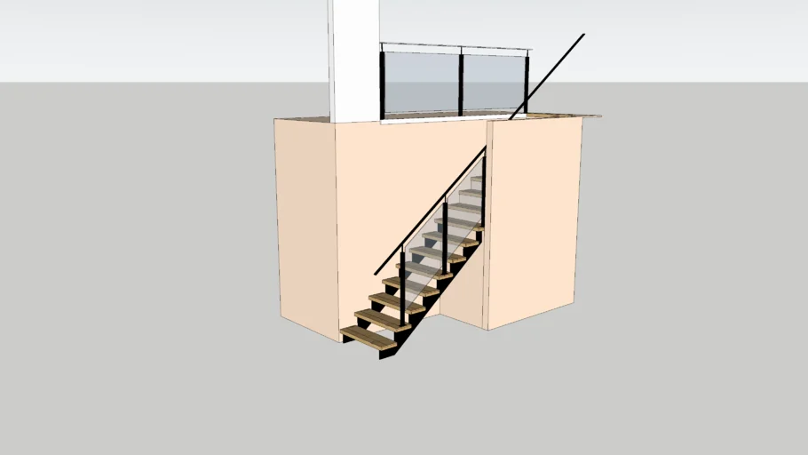Proposed project stair | 3D Warehouse