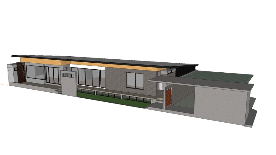 modern house | 3D Warehouse