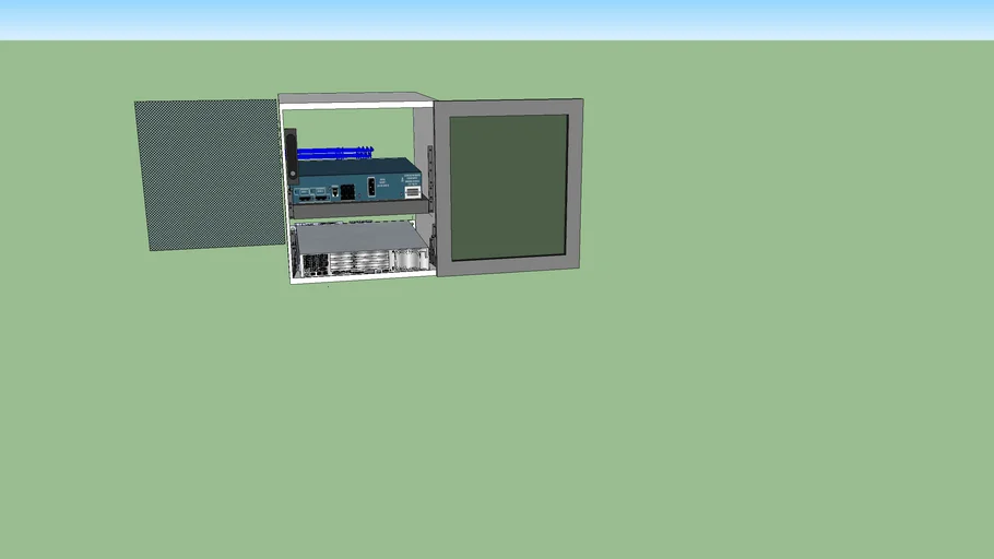 rack servidor 18u | 3D Warehouse