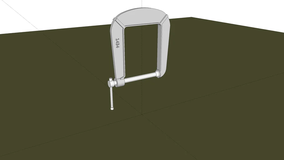 ADJUSTABLE 1434 C-Clamp | 3D Warehouse