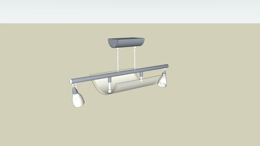 luminaria dupla | 3D Warehouse