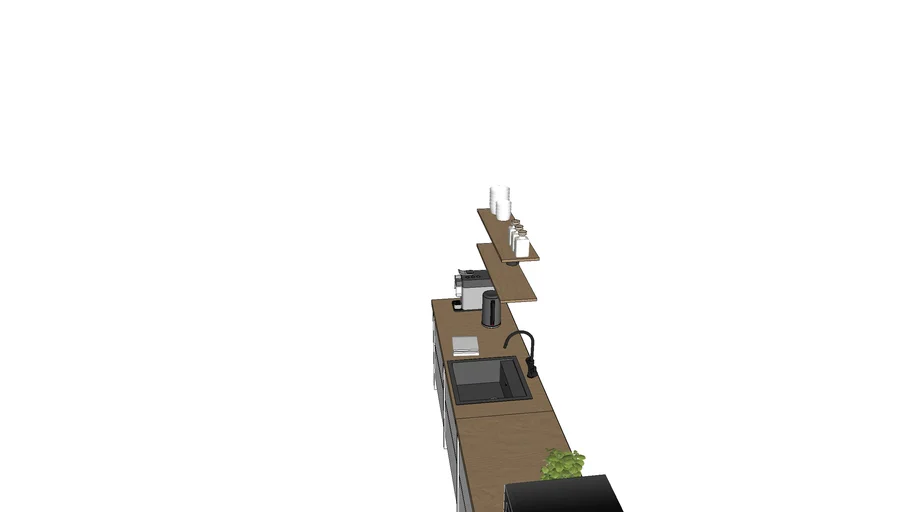 small work room kitchen | 3D Warehouse