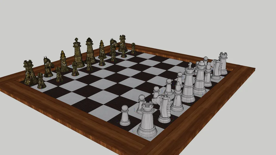Chess board, game board, | 3D Warehouse