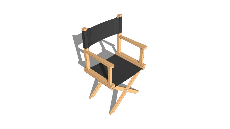 Director’s chair | 3D Warehouse