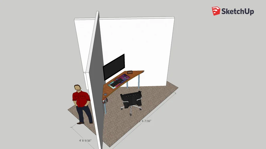 Gaming Setup | 3D Warehouse