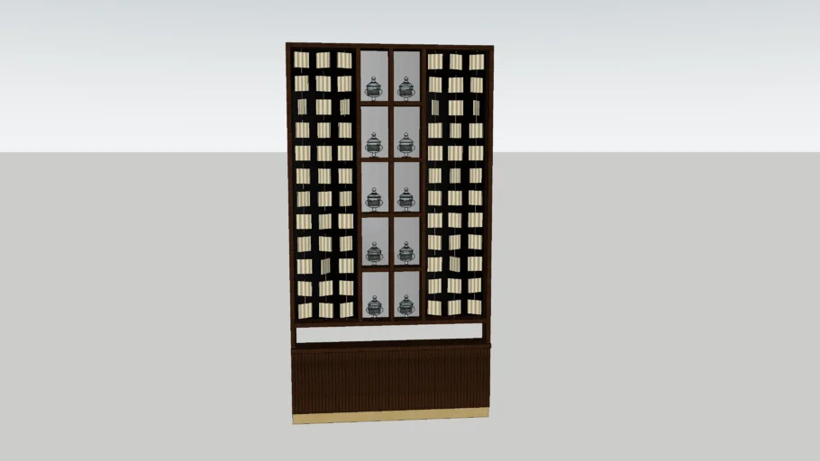 Timber deco back panel | 3D Warehouse