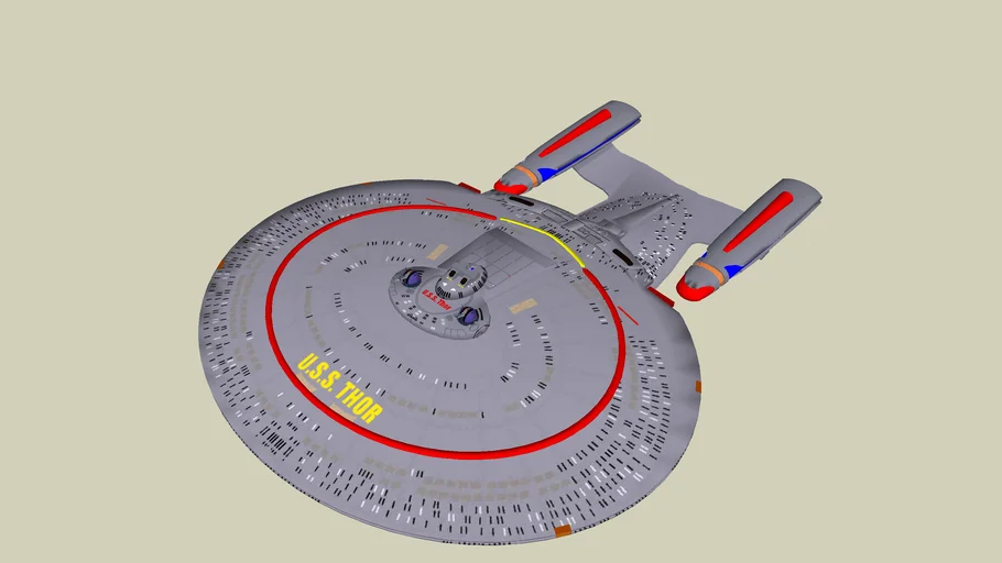 U.S.S. Thor - Galaxy refit class explorer | 3D Warehouse
