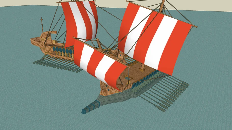 Trireme Battle | 3D Warehouse