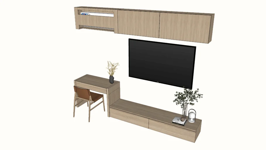 CONSOLE, TV SET, BEDROOM, AIRCON CABINET | 3D Warehouse