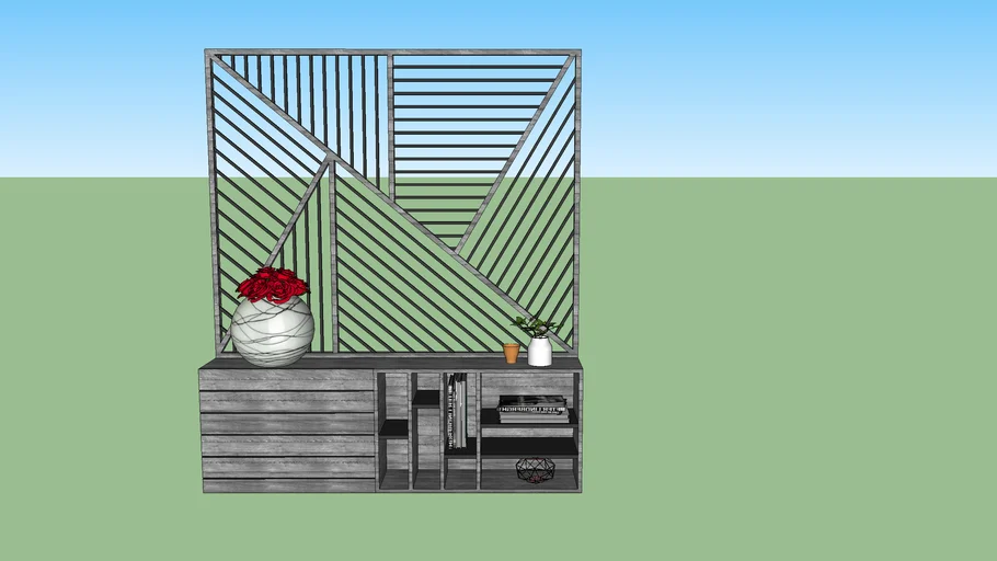 Partition/ storage unit/ show Case | 3D Warehouse