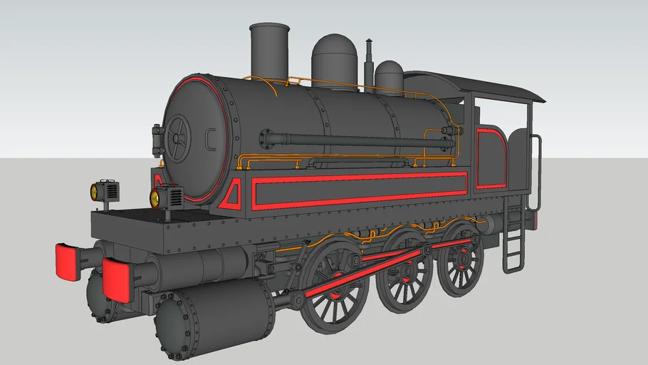 Locomotive a vapeur | 3D Warehouse