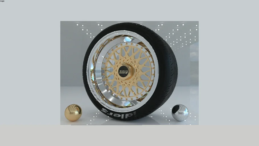 BBS RS Slant Lip 'Deep Dish' 18 inch | 3D Warehouse