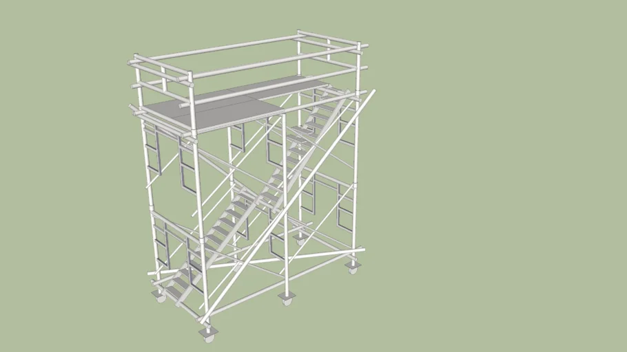 scaffolding erection | 3D Warehouse