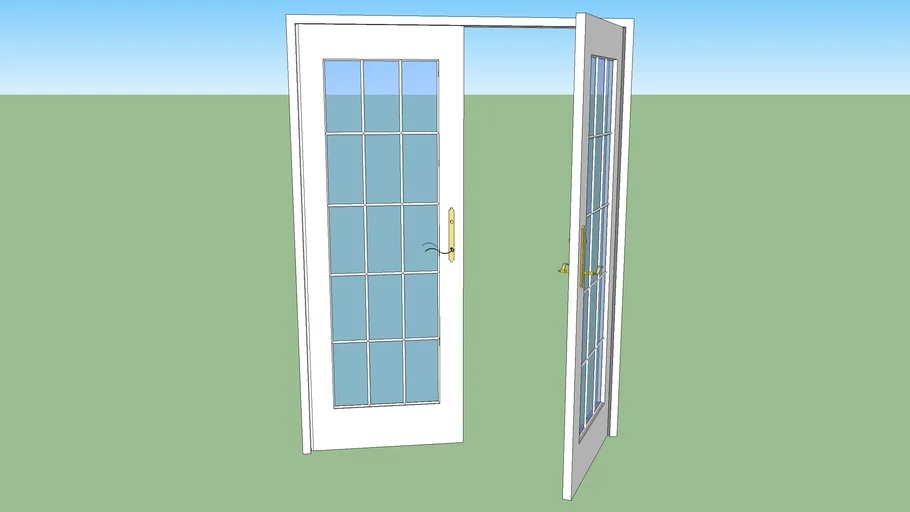 french doors.skp | 3D Warehouse