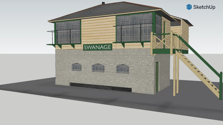 Swanage 'new' Signal Box | 3D Warehouse