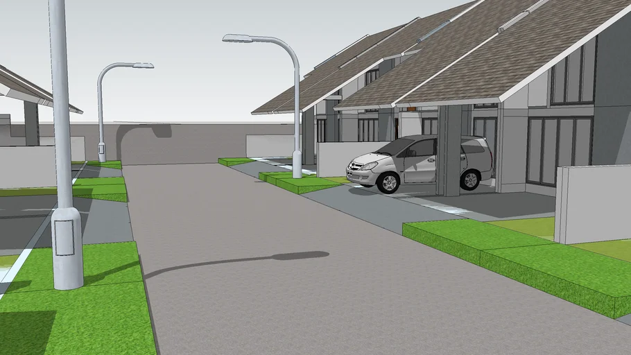 Site Plan Perumahan Casa de Griya, Manado | 3D Warehouse