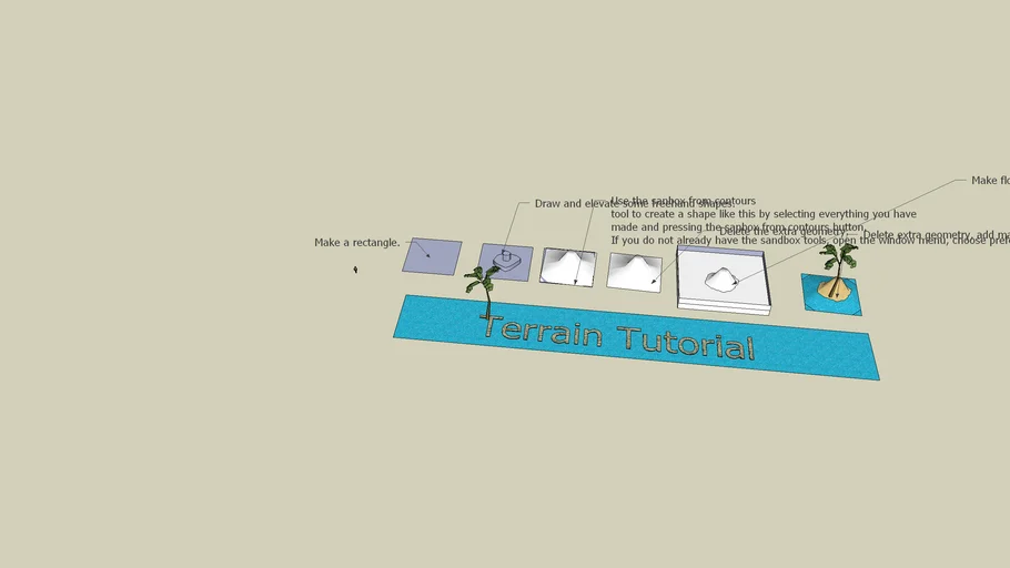 Terrain tutorial for everyone out there wants terrain. | 3D Warehouse