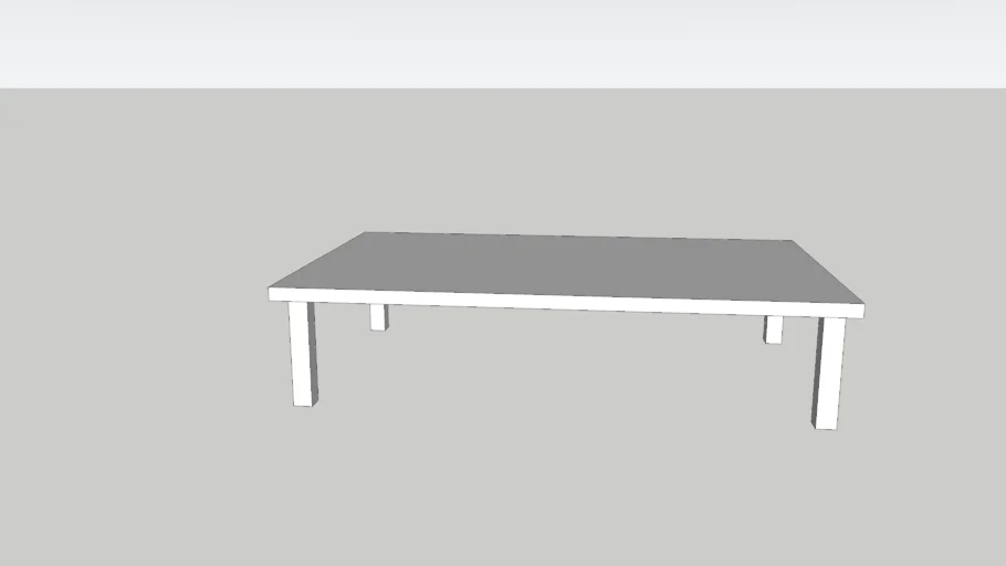 table basse simple | 3D Warehouse