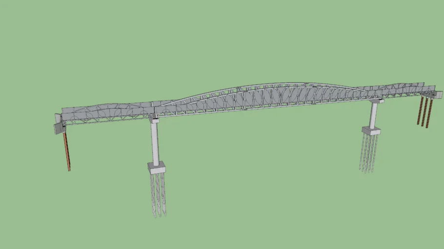 61268 Cary Parkway Pedestrian Bridge | 3D Warehouse