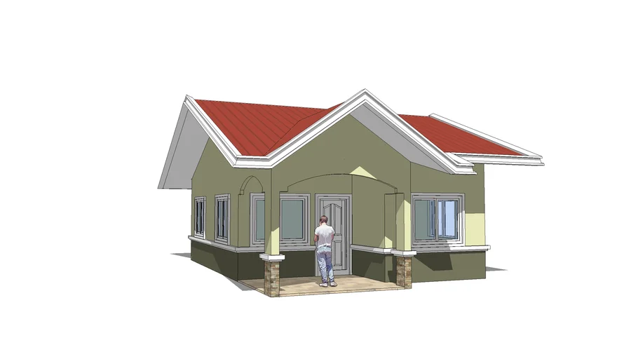 Single Storey House | 3D Warehouse